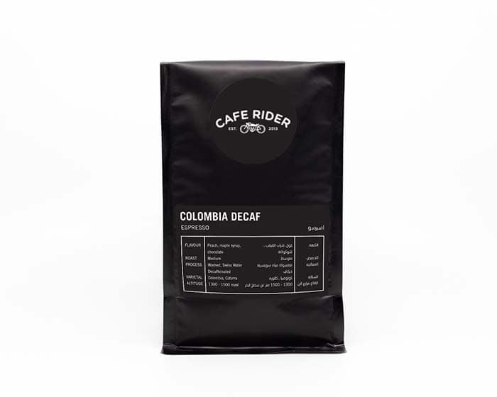 Café Rider- Decaf Colombia 250G - Coffee Souq